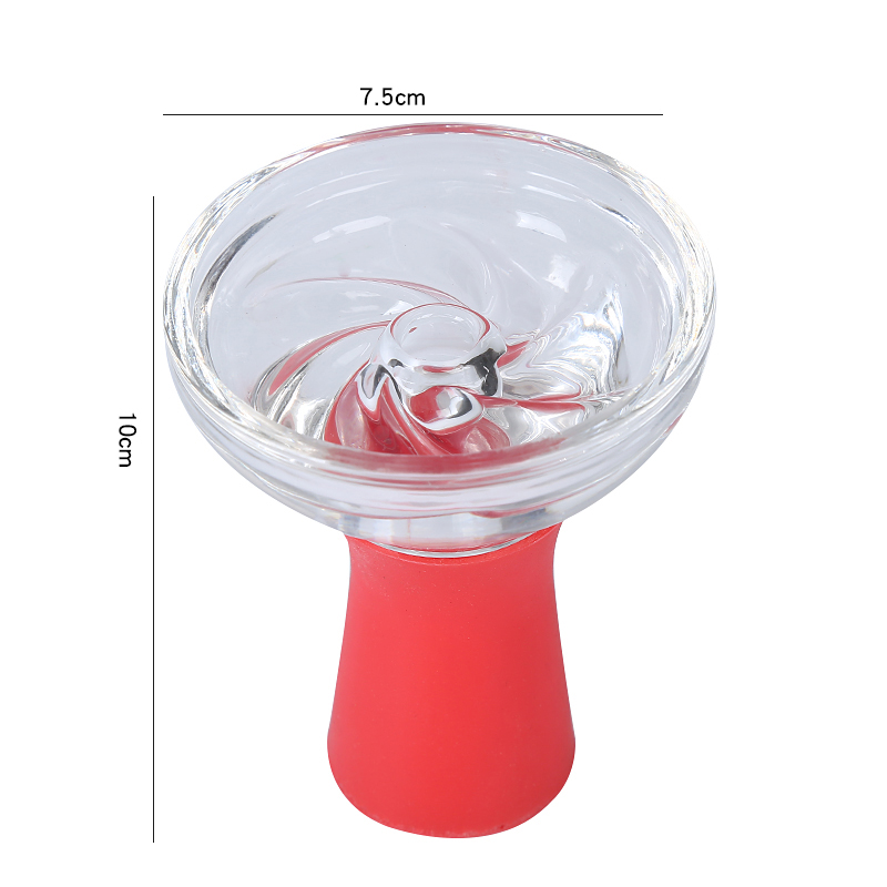 Crystal Shisha Head Hookah Shisha Bowl Silicone Bowl Heat Up Hookah ...