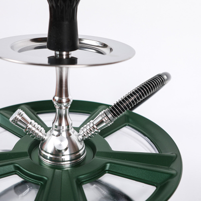New Design Acrylic Wheel Hub Felgen Shisha with LED Rims Hookah on Yiwu ...